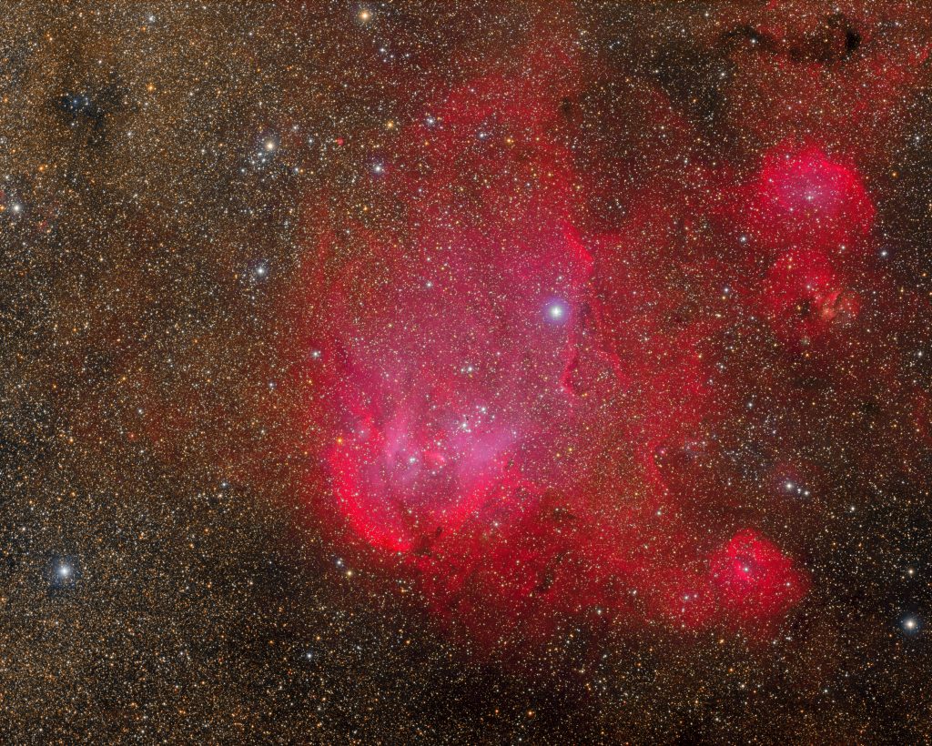 IC 2944 Running Chicken Nebula