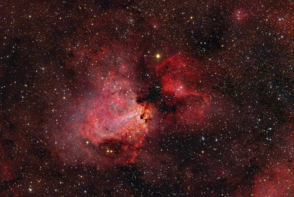 Messier 17 - The Omega Nebula- Star forming in sagittarius